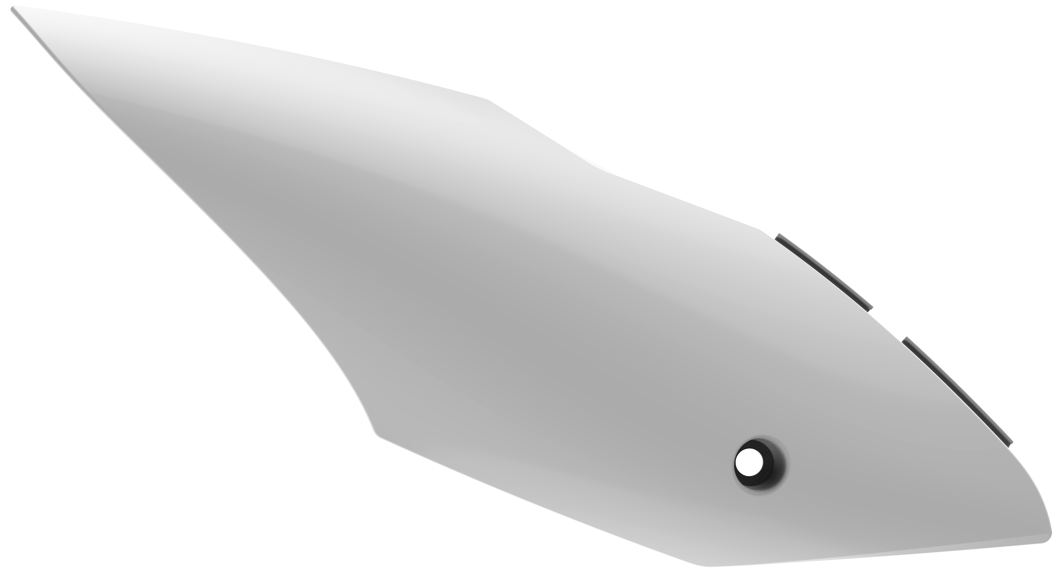 Polisport Honda Side Panels CR 125 250 2002 - 2007 RESTYLE, White – Tms-mx